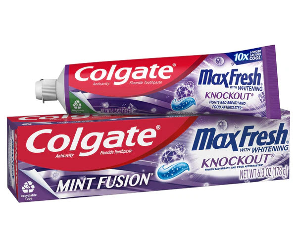 Colgate: Max Fresh Knockout Toothpaste - My Safe Care United States