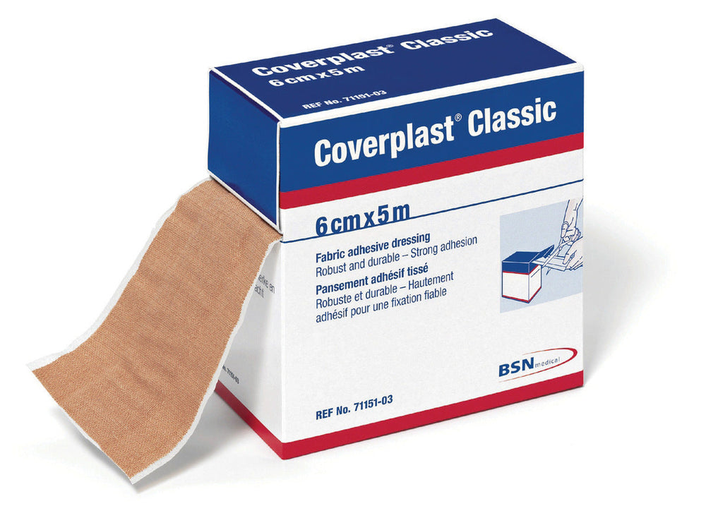 Coverplast Classic Heavyweight Fabric Adhesive Dressing 5cm X 4.5cm ...