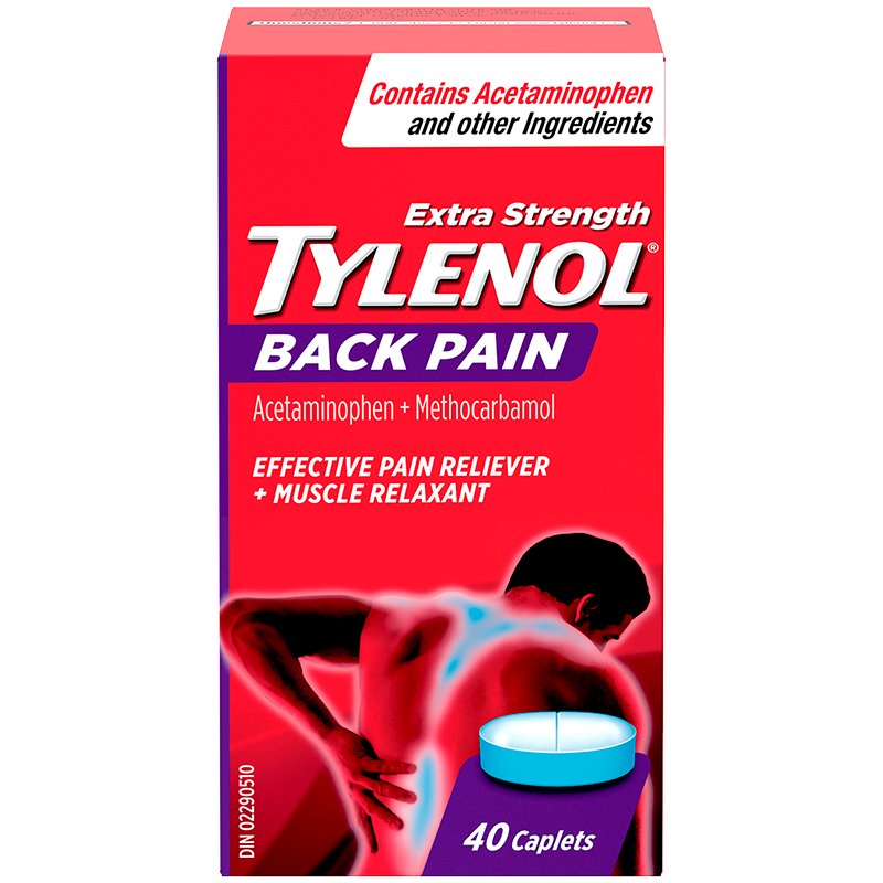 Tylenol: Back Pain Extra Strength - My Safe Care United States
