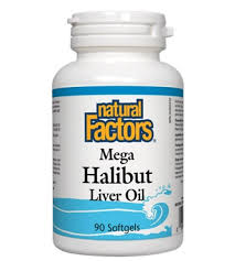Natural Factors: Mega Halibut Liver Oil - My Safe Care United States