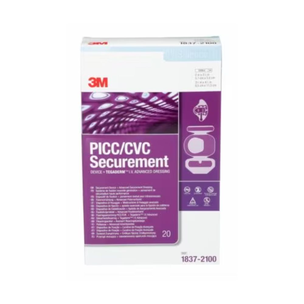 3M™ Tegaderm™ PICC-CVC Securement Device and Dressing, 3-1/2" x 4-1/2 ...