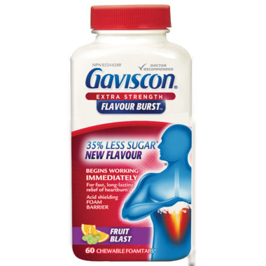 Gaviscon: Extra Strength Chewable Tablets - My Safe Care United States