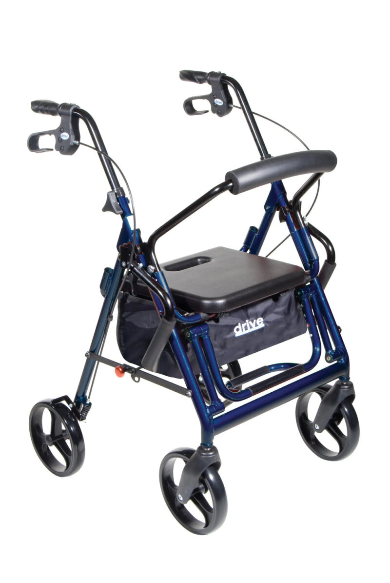 Duet Dual Function Transport Wheelchair Rollator Rolling Walker - My ...