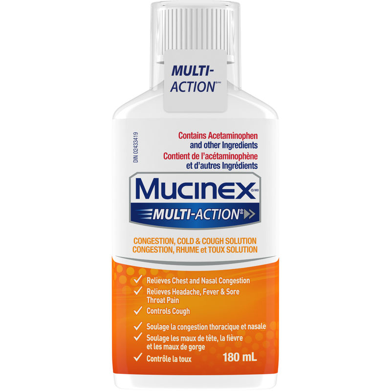 Multi-Action® Congestion, Cold & Cough Solution - My Safe Care United ...
