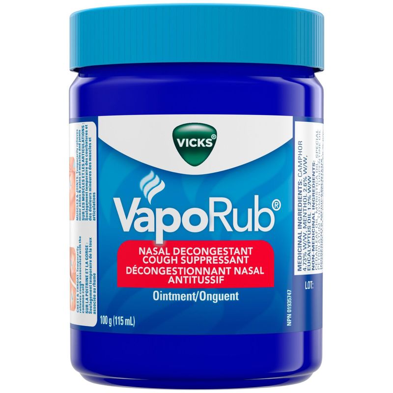 VapoRub Ointment, 115 ml - My Safe Care United States
