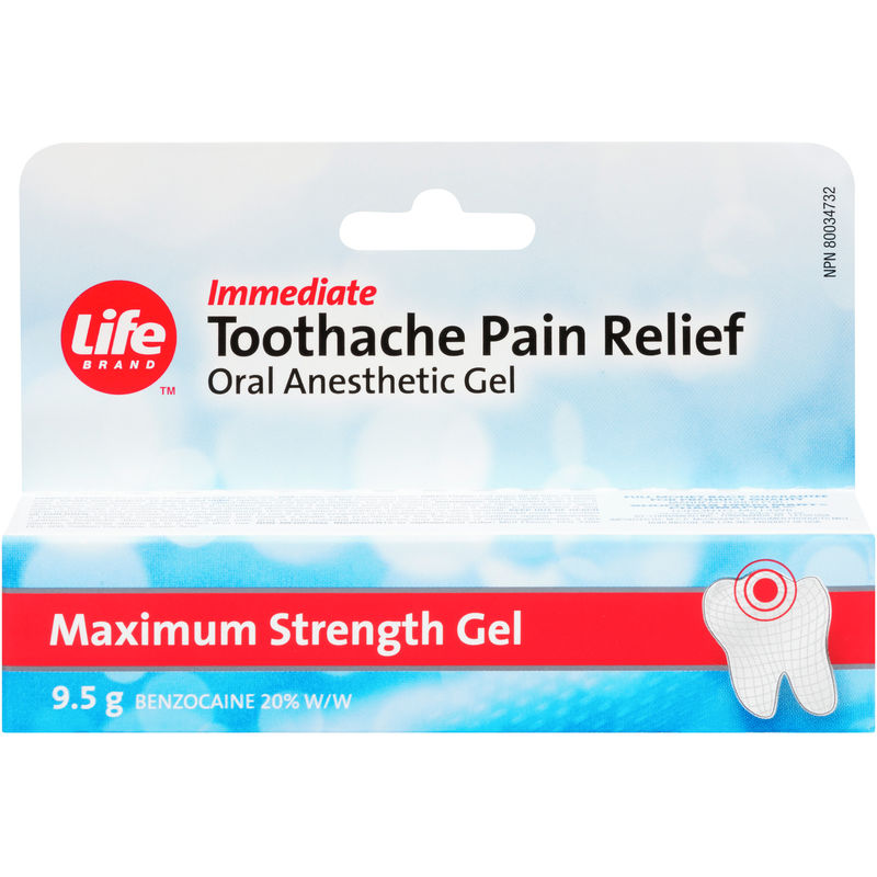 Toothache Pain Relief Maximum Strength Gel - My Safe Care United States